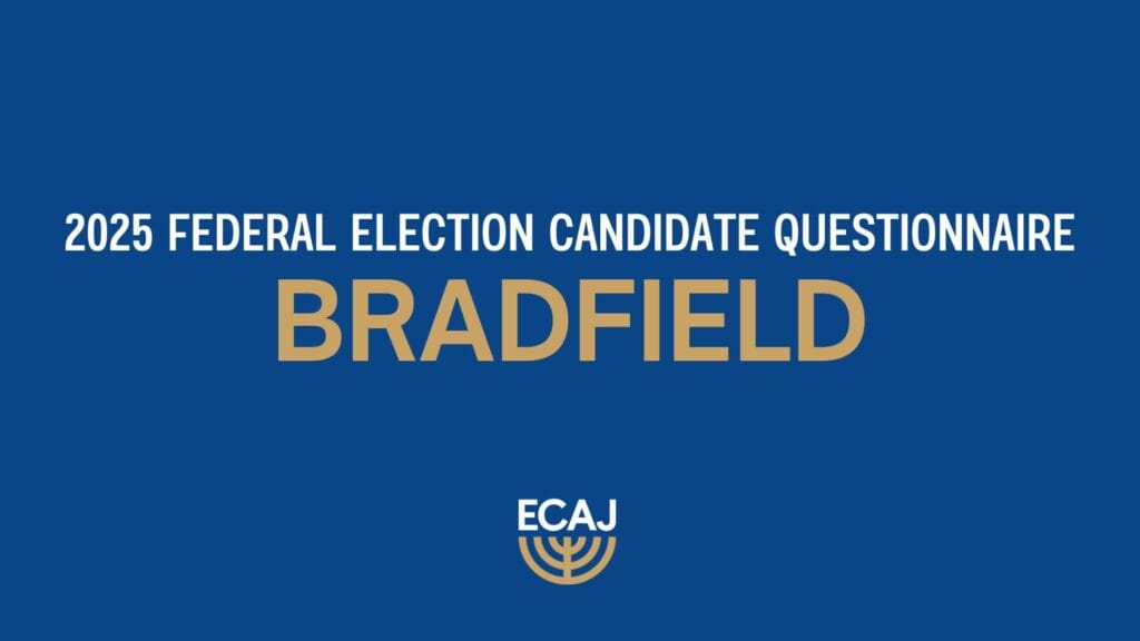 2025 federal election - ECAJ